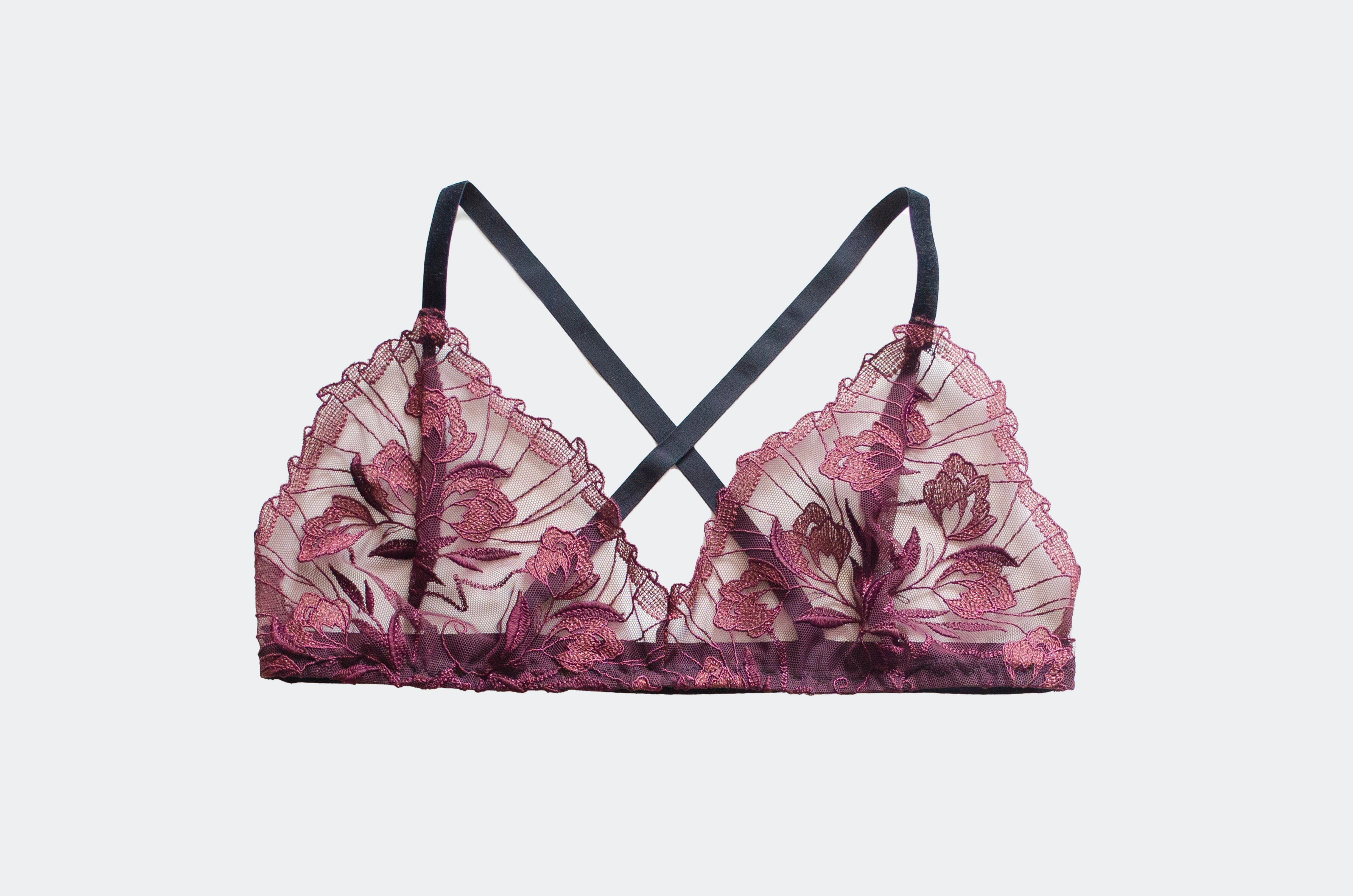 Blackberry Lace Bra – ELB handmade