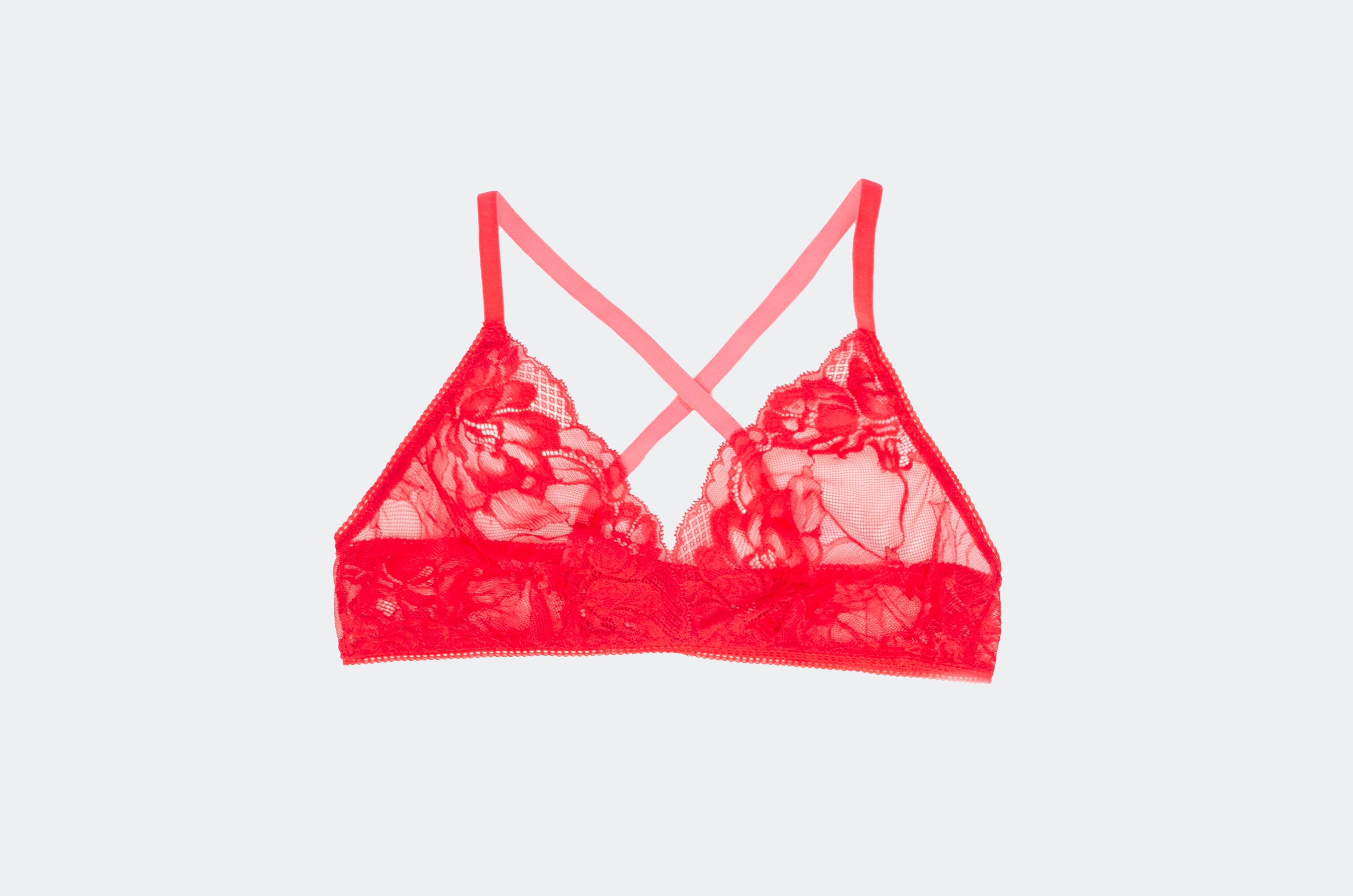 Cranberry Lace Bra – ELB handmade